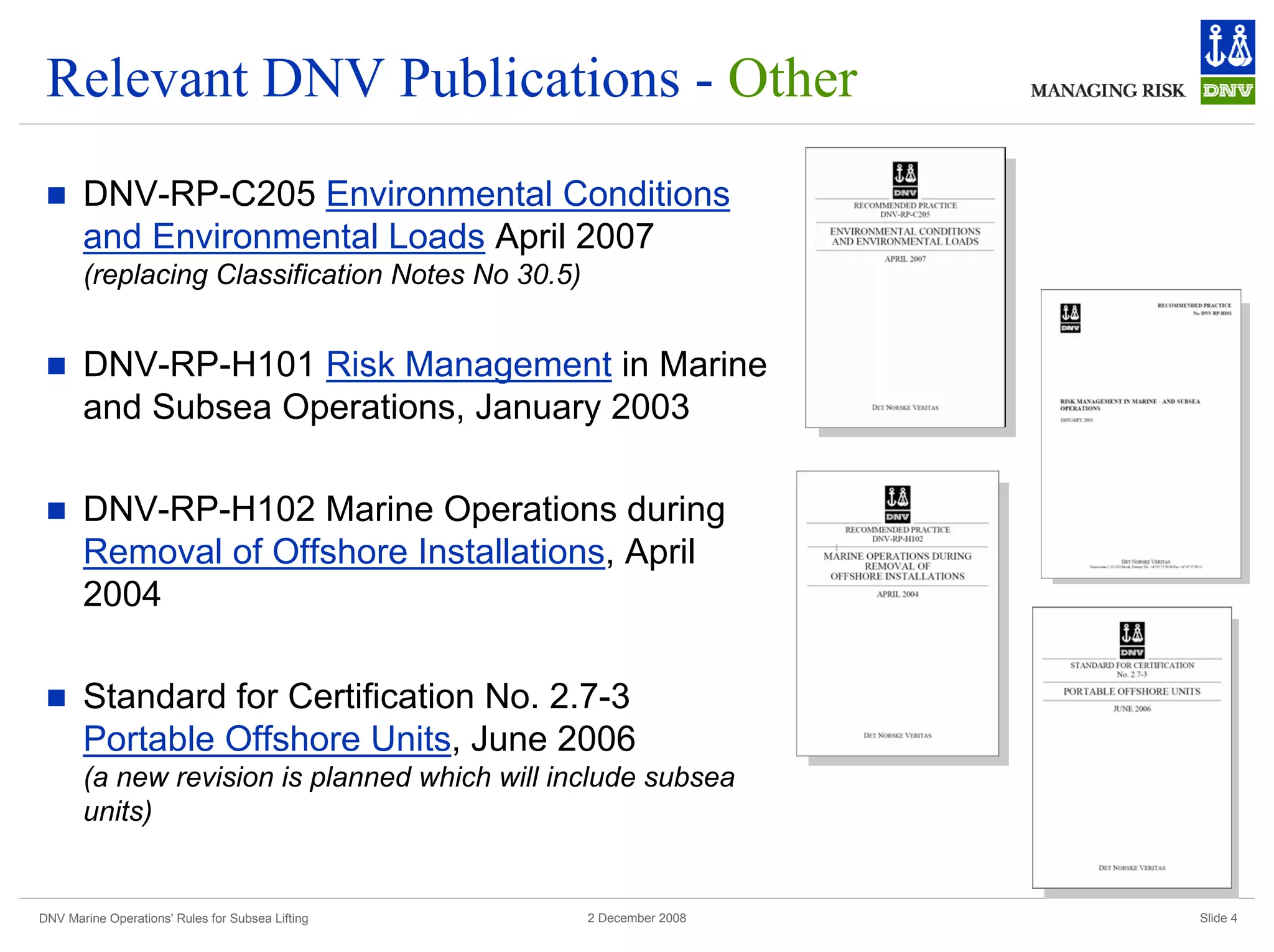 Lifting Rules Example - DNV.pdf | Scuba Diving | Extreme Sports