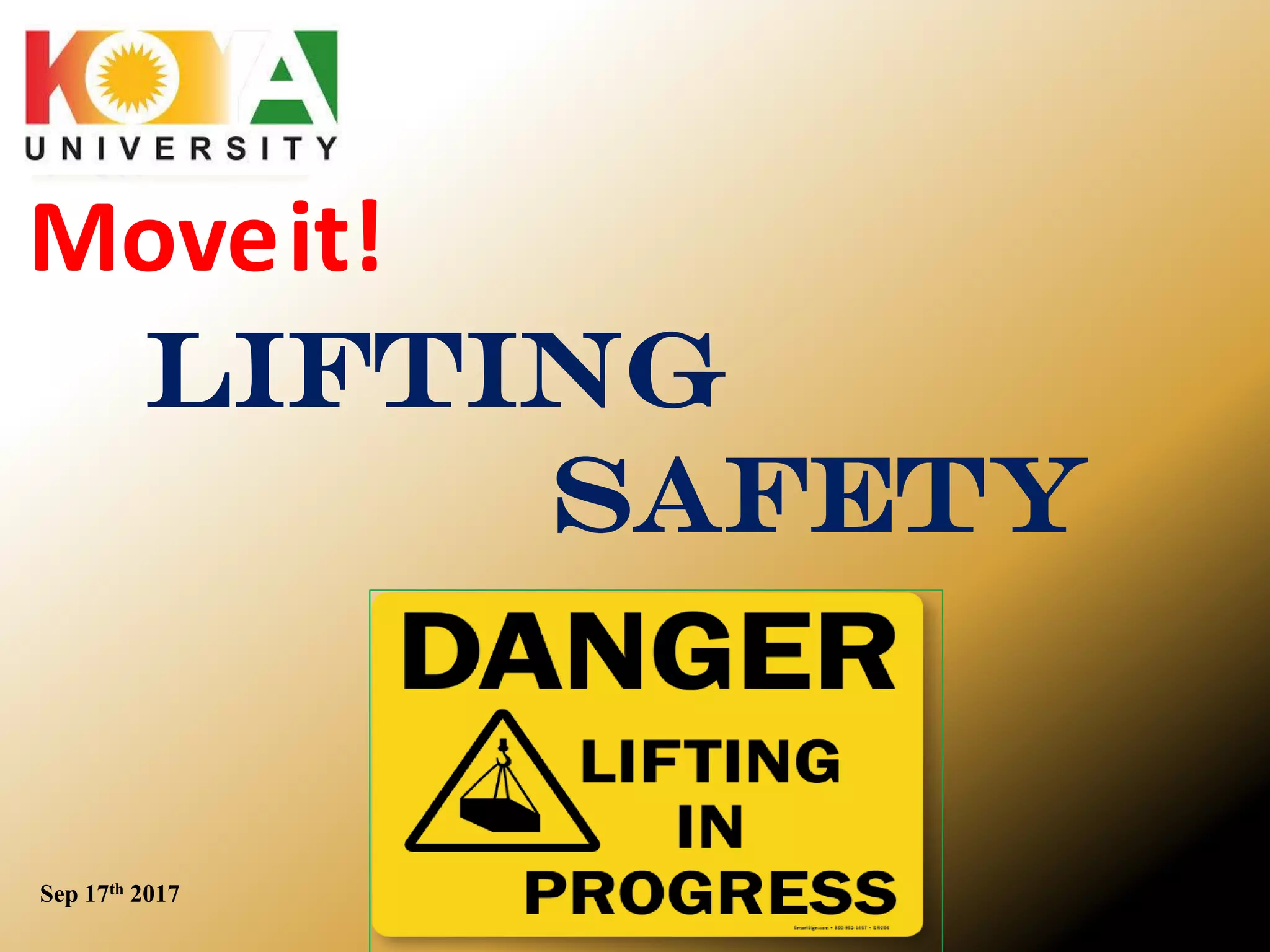 Lifting Safety | PDF