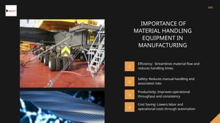 Why Material Handling Equipment is Crucial in Manufacturing | PPTX ...