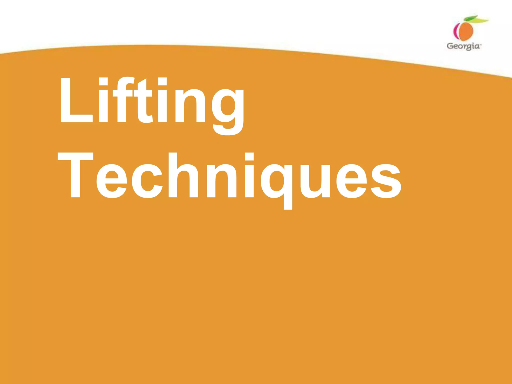 LiftingTechniques.ppt