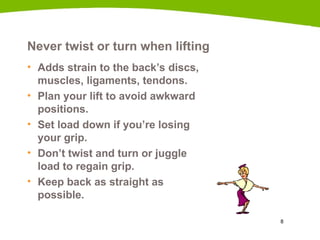 LiftingTechniques safety training awarness.ppt