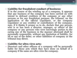 Lifting the veil of corporate personality | PPTX