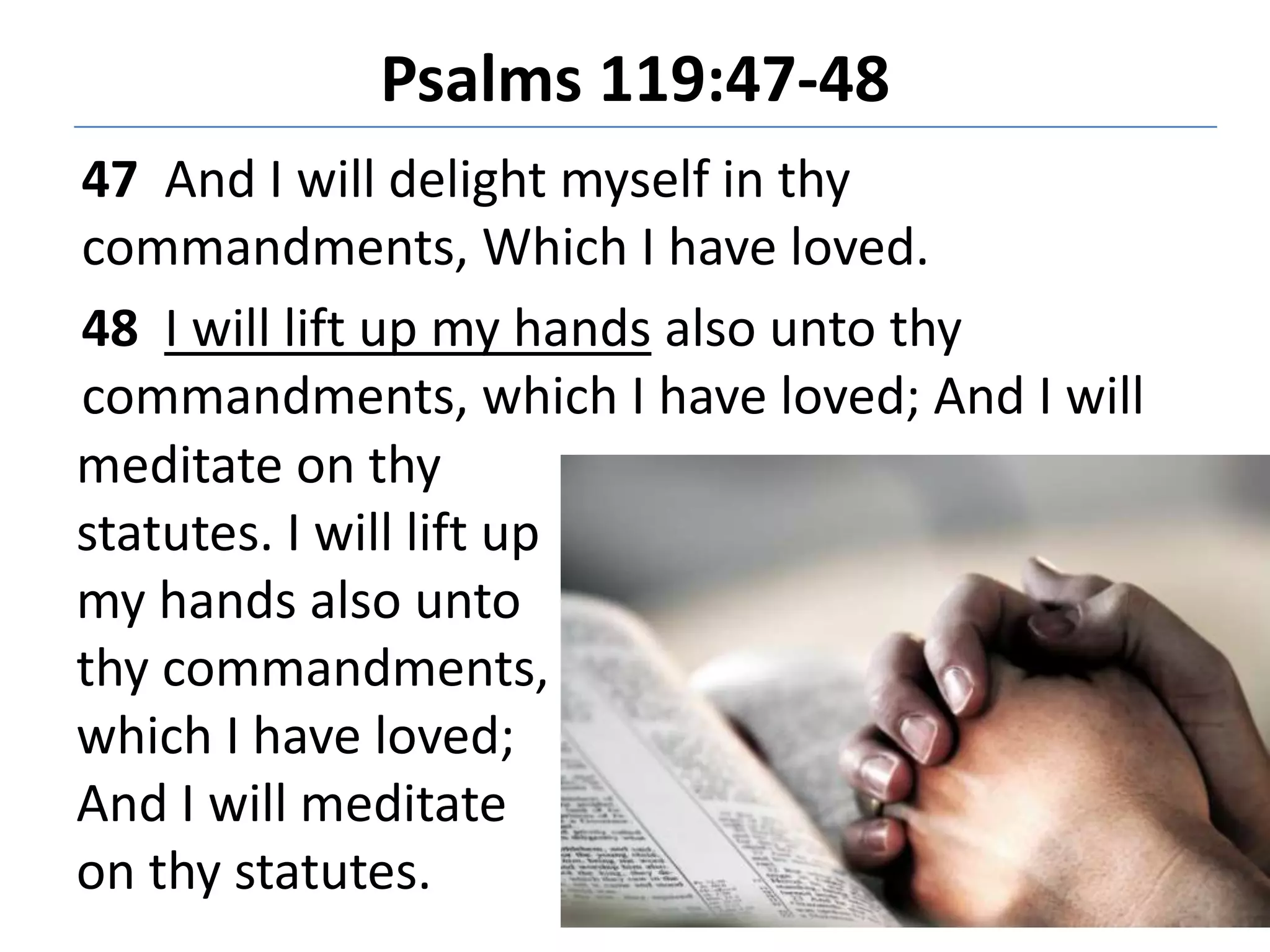 Lifting up holy hands | PPTX