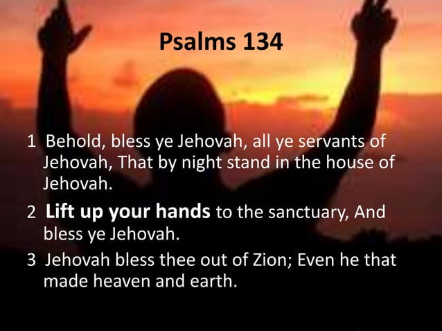 Lifting up holy hands | PPTX