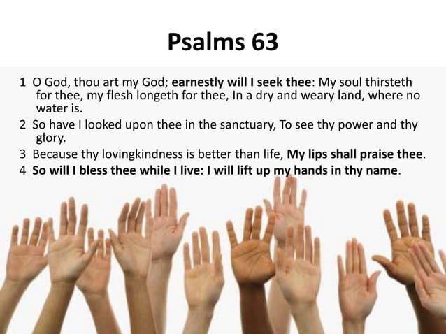 Lifting up holy hands | PPT | Free Download
