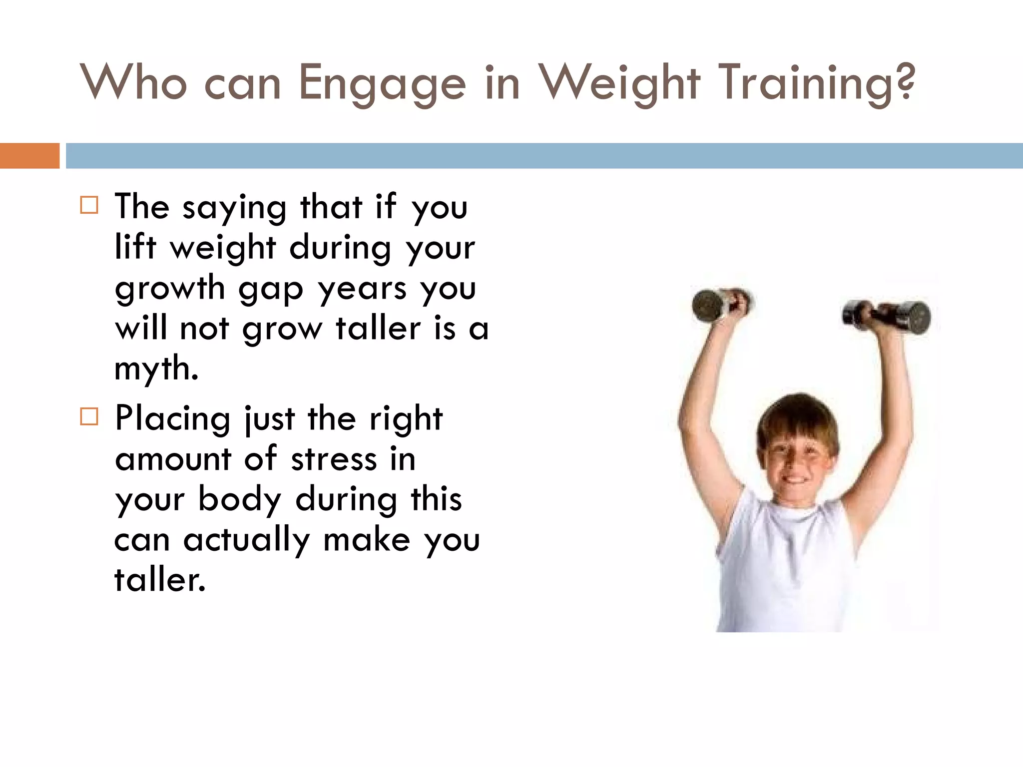 Lifting weights | PPT