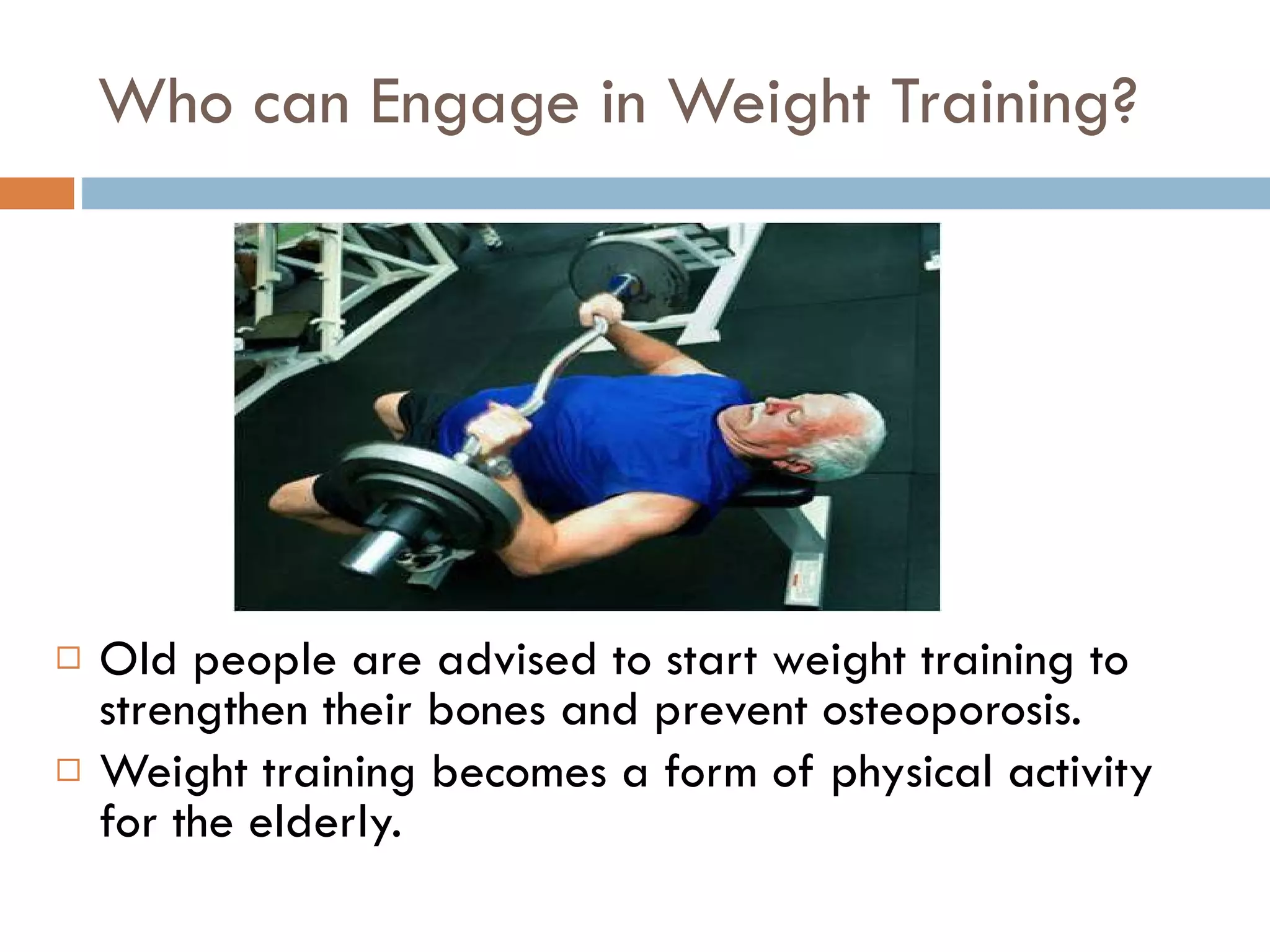Lifting weights | PPT