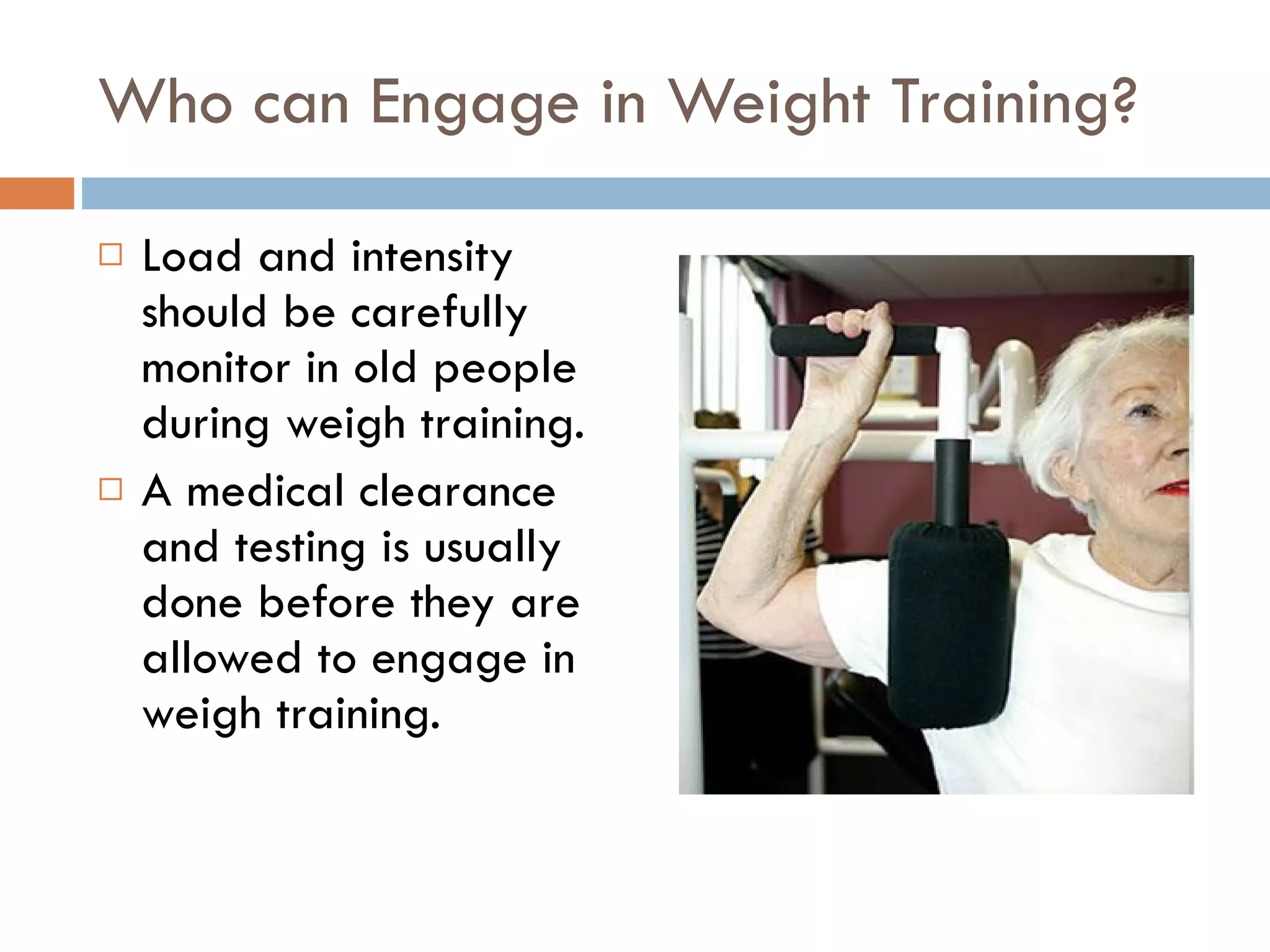 Lifting weights | PPT