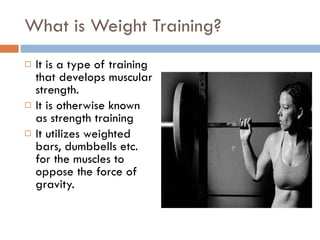 Lifting weights | PPT