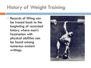 Lifting weights | PPT