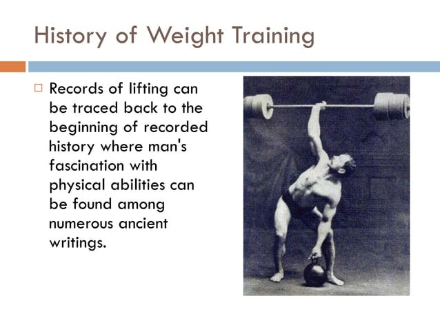 Lifting weights | PPT
