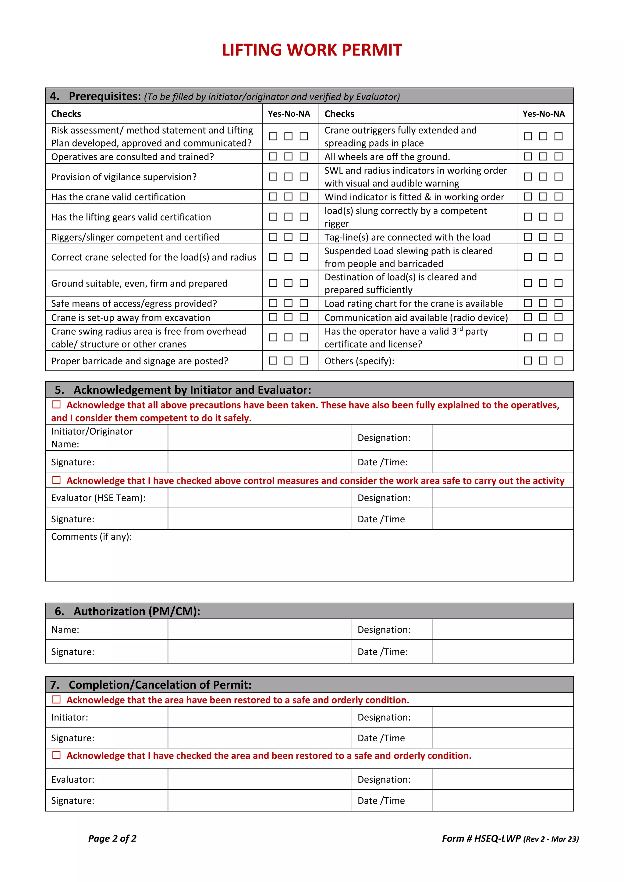 LIFTING WORK PERMIT Form # HSEQ - LWP Rev 2.docx