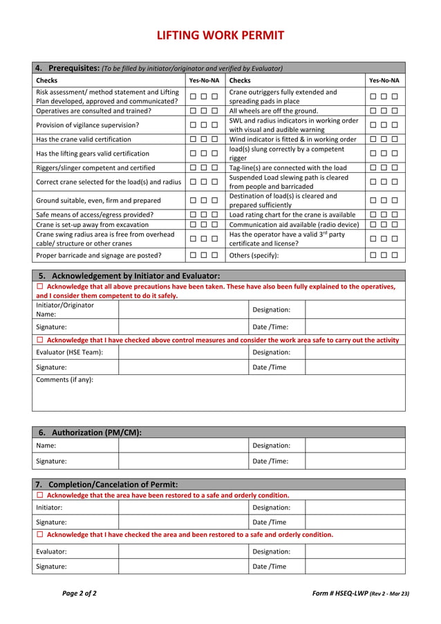 LIFTING WORK PERMIT Form # HSEQ - LWP Rev 2.docx
