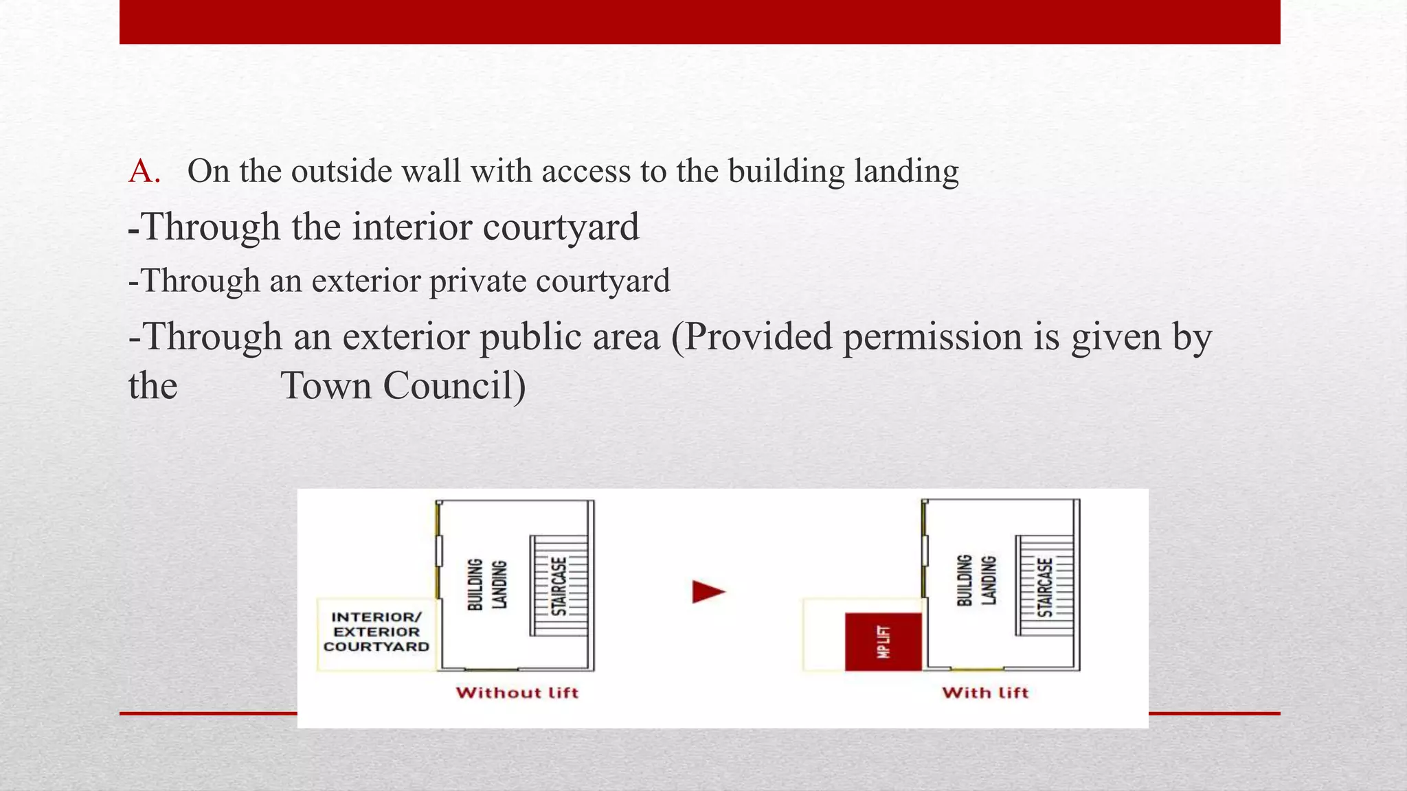 Lift Location, Arrangement and Zoning System | PPTX