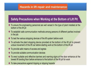 Lift Maintenance Safety | PPTX