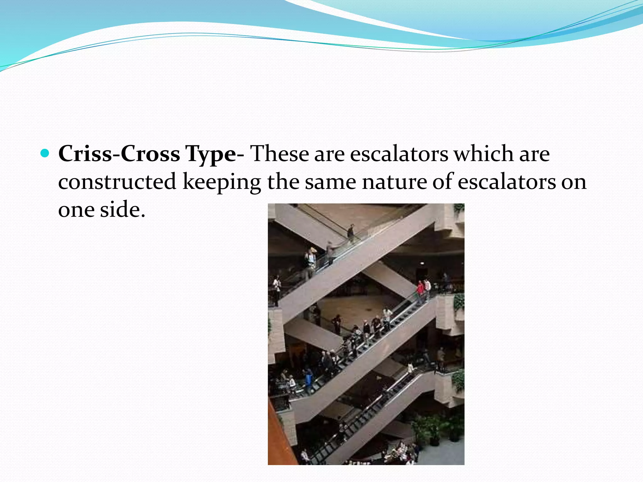 Lifts and escalators | PPTX