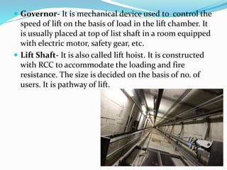 Lifts and escalators | PPTX