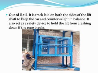 Lifts and escalators | PPTX