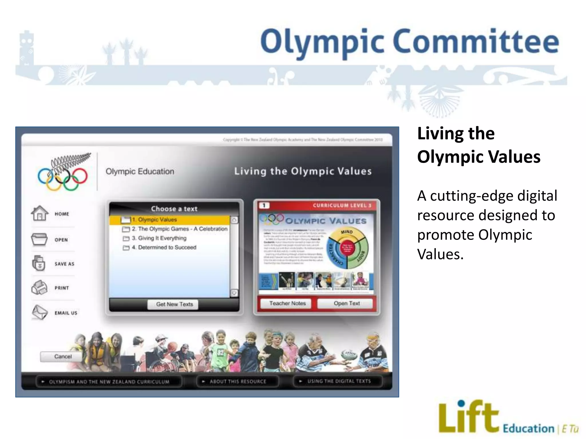 Olympic Values showcase | PPTX