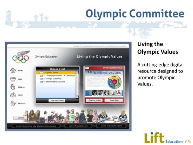 Olympic Values showcase | PPTX