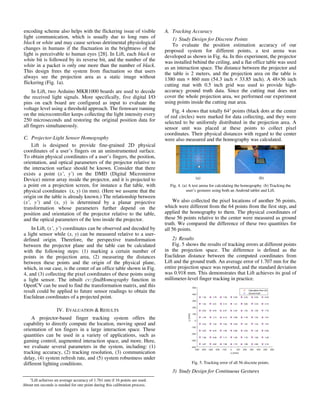 Lift using projected coded light for finger tracking and device ...