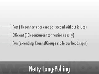 Liftweb and netty for web development.key