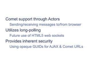 Lift web framework | PPT