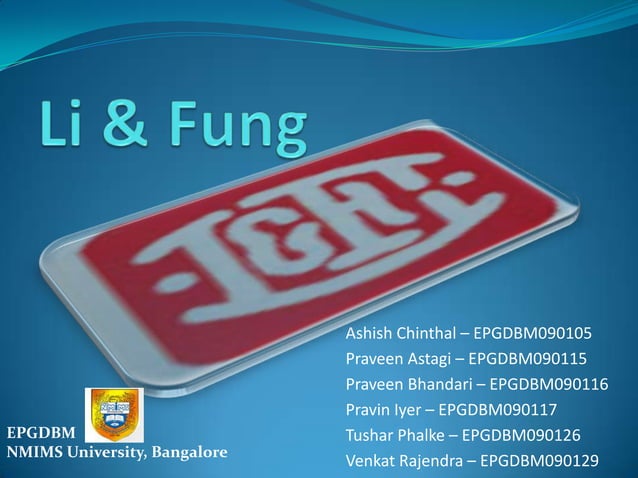 Li & Fung case study | PPTX | Logistics | Business