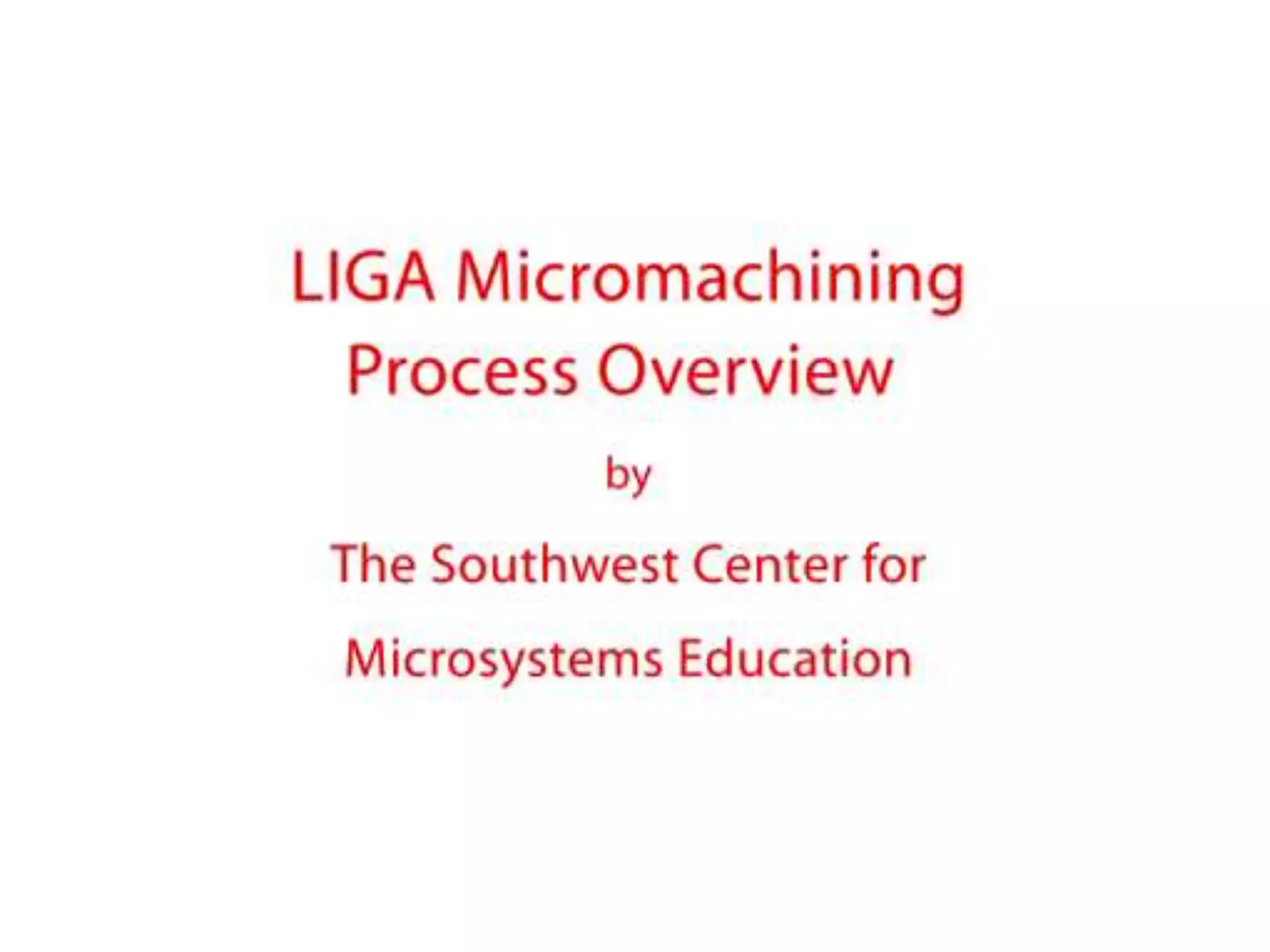 LIGA Process | PPTX