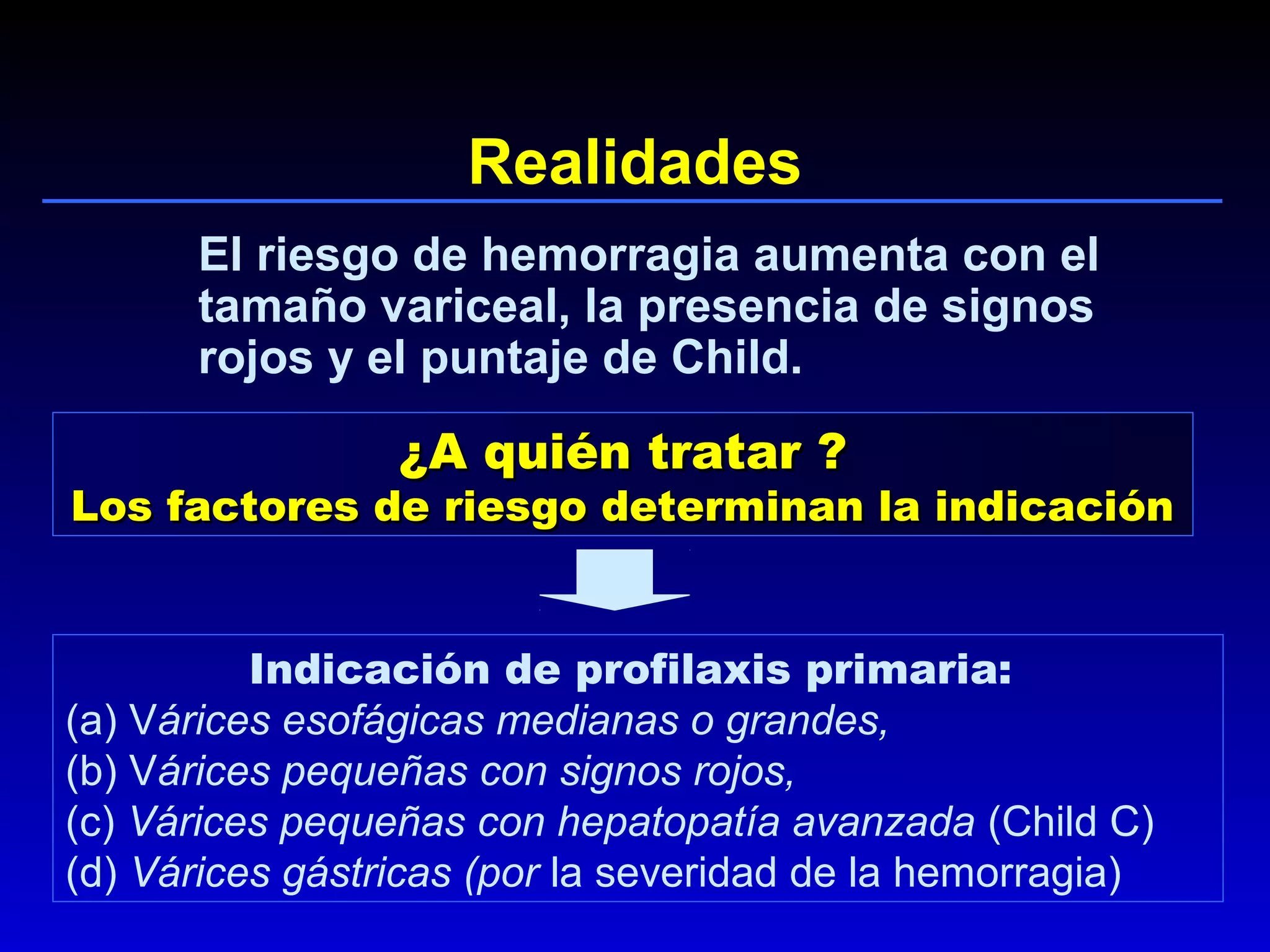 Ligadura endoscópica en várices esofágicas | PPT