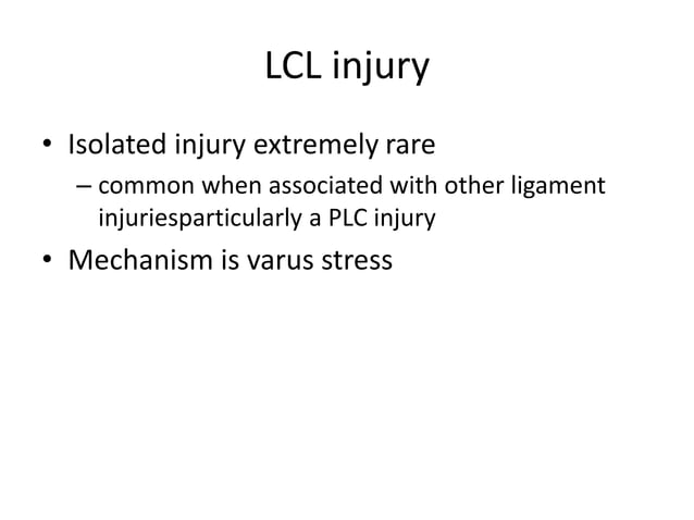ligament injury of the Lower extremities | PPT