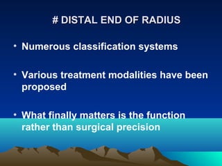 Ligamentotaxis principle in the treatment of intra articular fractures ...