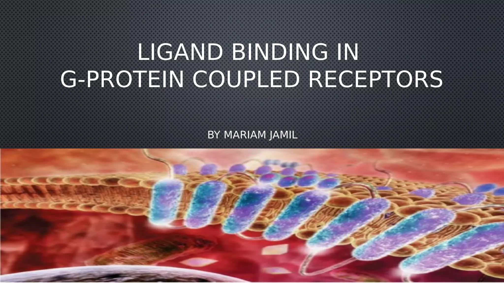 Ligand binding in g protein coupled receptors | PDF