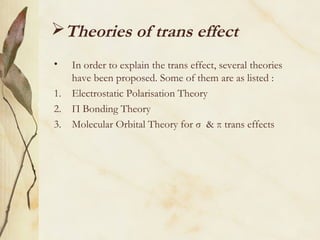 Ligand substitution reactions | PPT