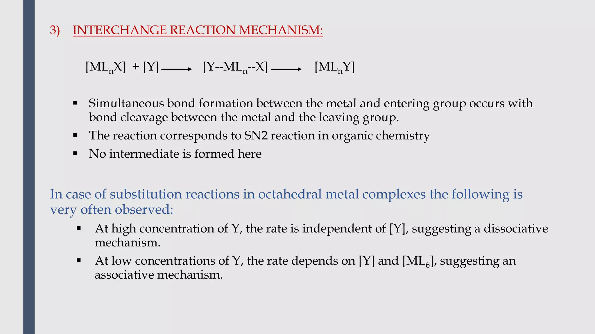 Ligand substitution reactions | PPTX
