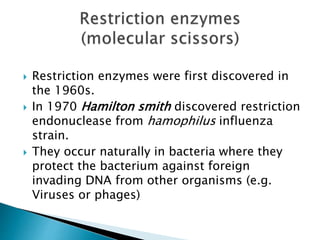 Ligation restriction | PPTX