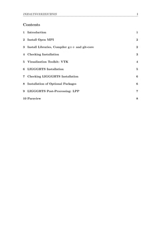 LIGGGHTS installation-guide | PDF