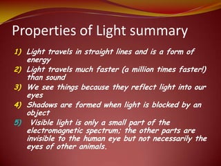 Science of Light | PPTX