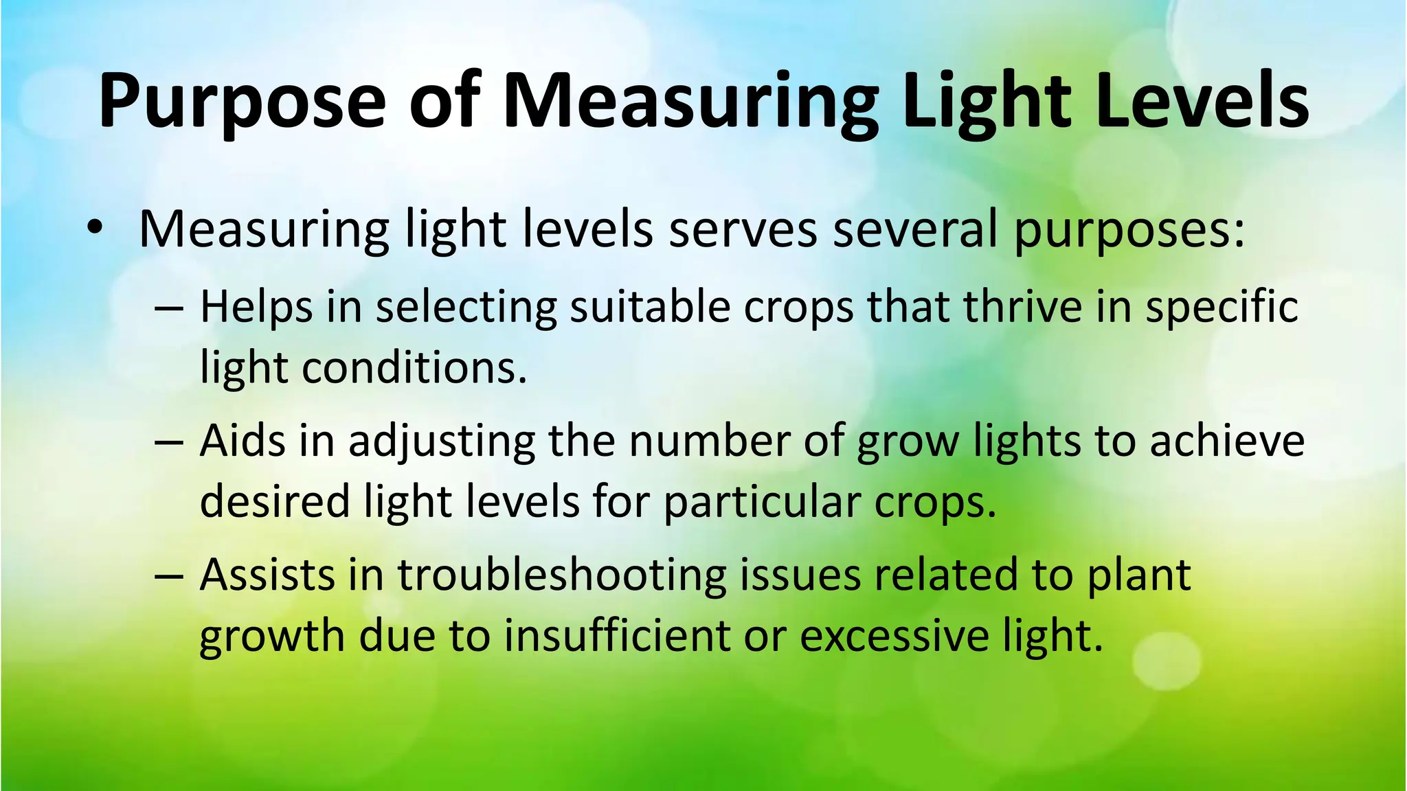 light requirement for hydroponics plants.pptx