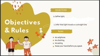 LIGHT powerpoint presentation lesson plan for grade 7 | PPTX