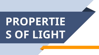 LIGHT ENERGY POWERPOINT PRESENTATION SCIENCE 8 | PPTX