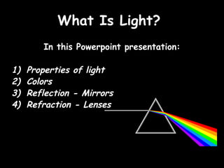 The Physics of Light PowerPoint Presentation | PPT
