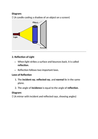 Light is a form of energy that helps us see objects.docx