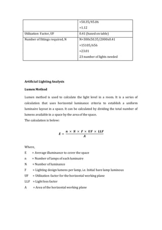 Light analysis | DOCX