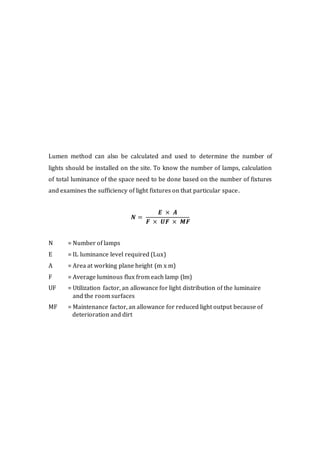 Light analysis | DOCX