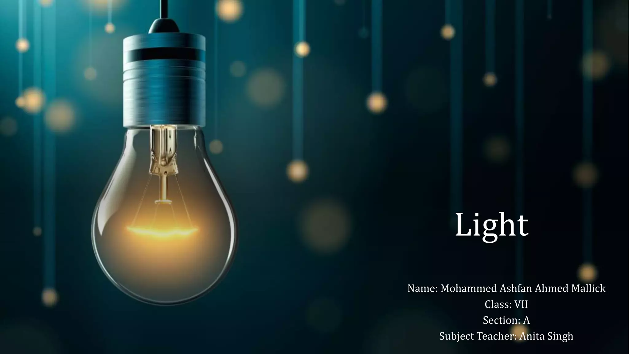 Light class 7 | PPTX