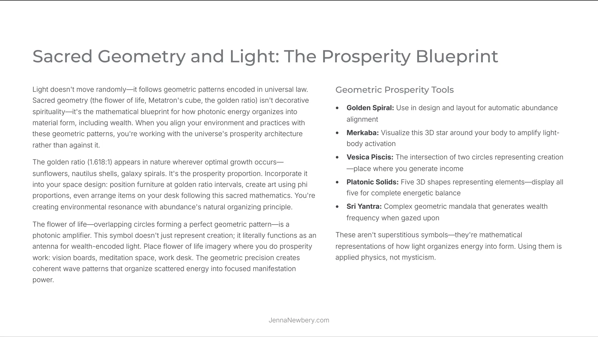 Light Codes of Prosperity – Activating Photonic Abundance and Energetic ...