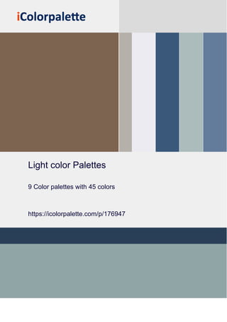Light color palettes | PDF