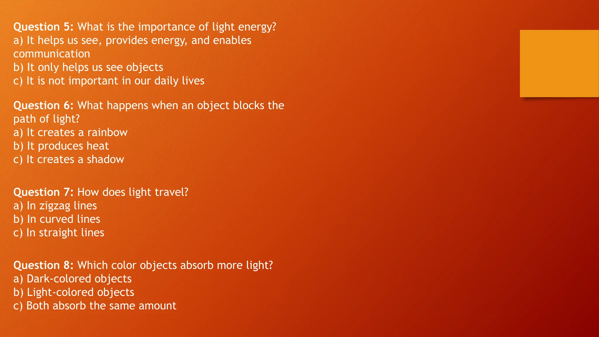 Light-Energy, Uses, Importance, Characteristics and Sources PPT | PPTX