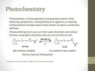 Light gated ion channels | PPTX